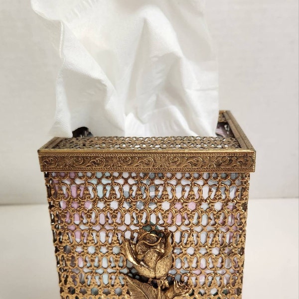 Filigree Tissue Box - Etsy