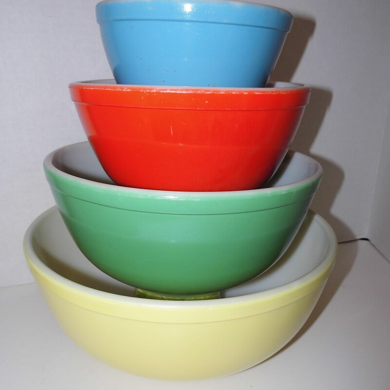 Pyrex Bowl Set - Etsy