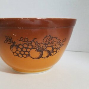 Pyrex Vintage Old Orchard Pyrex Pattern Mixing Bowl #401 From the 1970 ...