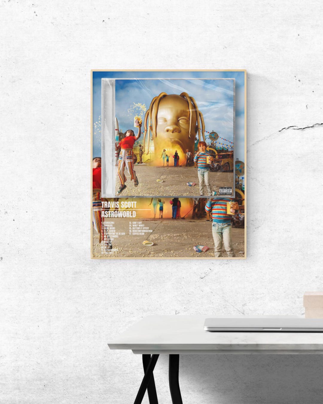 Travis Scott Astroworld Album | Tracklist Wall Art | Digital Download ...