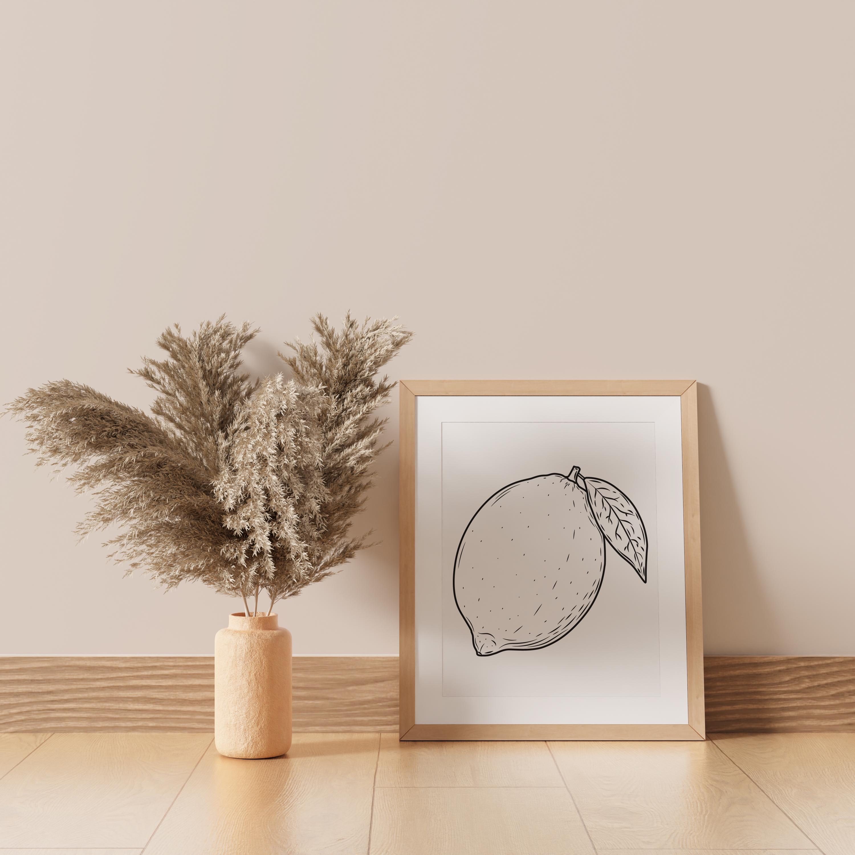 Lemon Clipart Set – 8 Hand-drawn Citrus Fruit Illustrations | Vintage ...