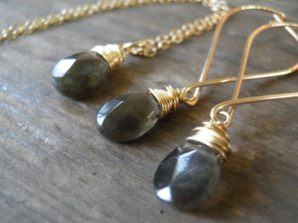 October Birthstone Fall Fashion Tourmaline Necklace Rough | Etsy