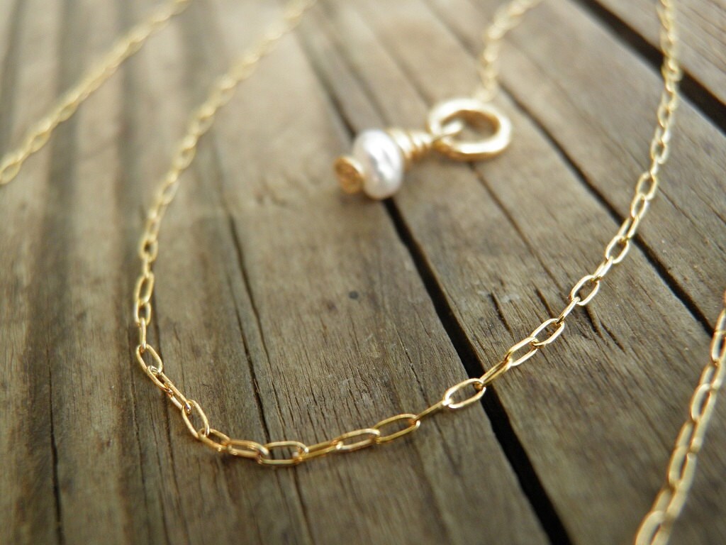 Gold Necklace, Layered Two Tier Gold Necklace, Delicate Necklace ...