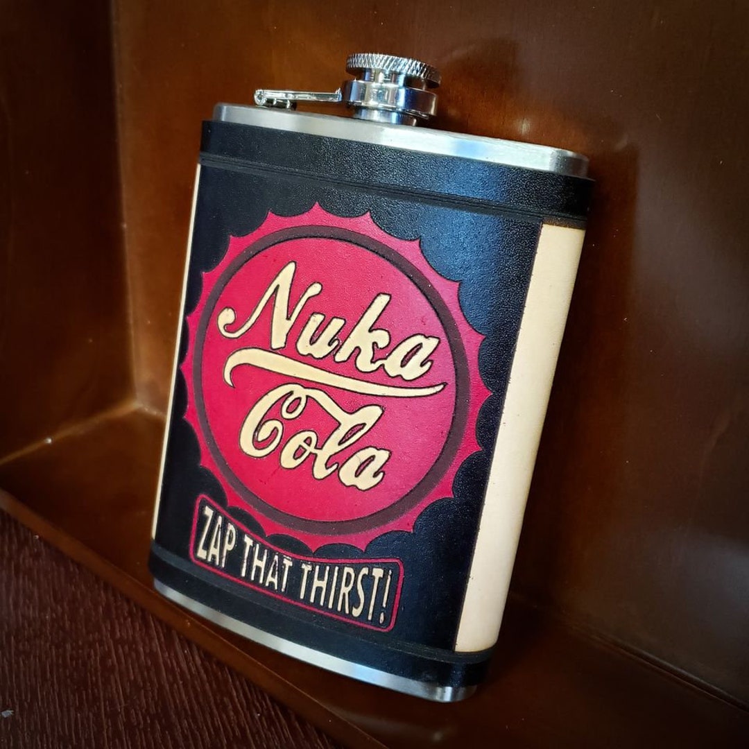 8oz Flask - Fallout Inspired Nuka-cola Flask - Etsy