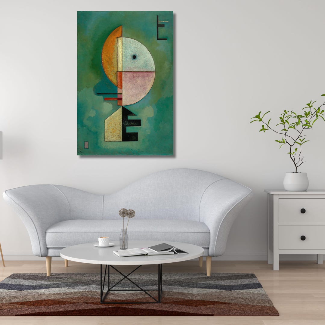 Upward by Wassily Kandinsky 1929 Abstract Shapes Classic Fine Art ...