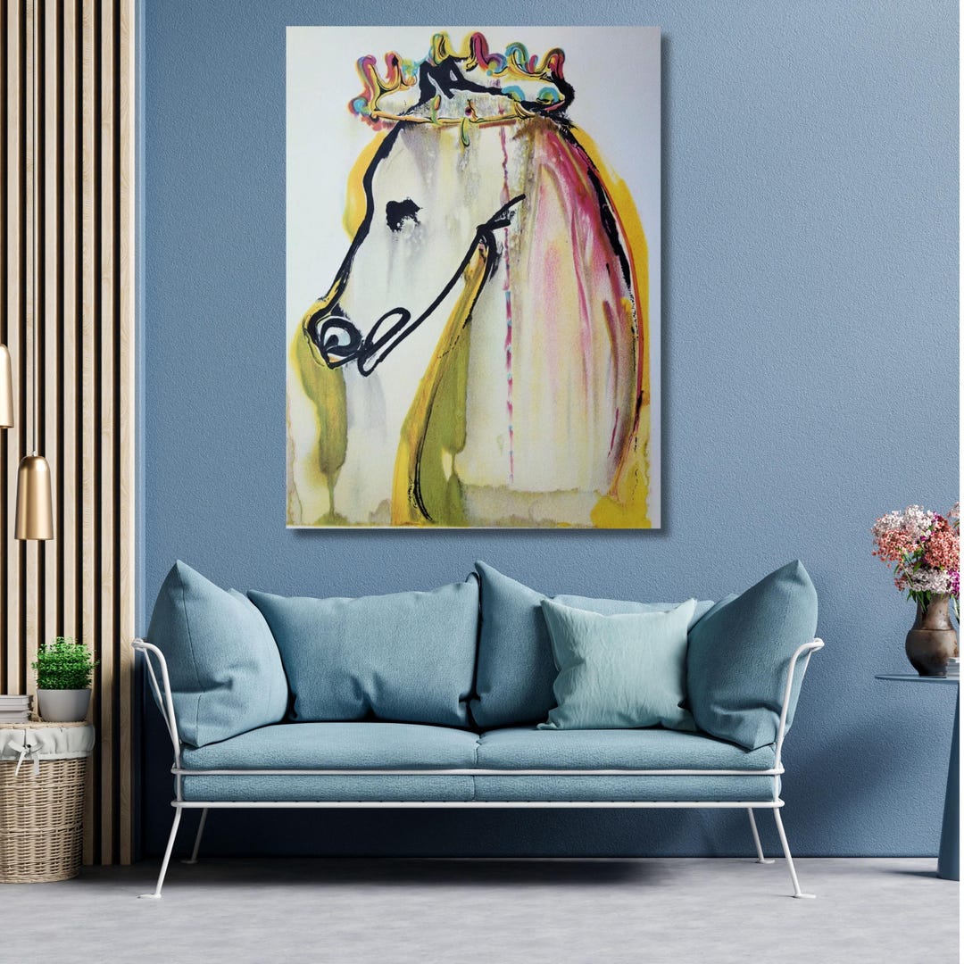 Caligula by Salvador Dali Art Print, Framed Canvas Surreal Wall Art ...
