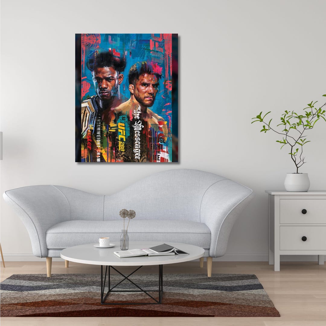 UFC 288 Official Poster, UFC Fan Gift Wall Art,fight Night Canvas Print ...