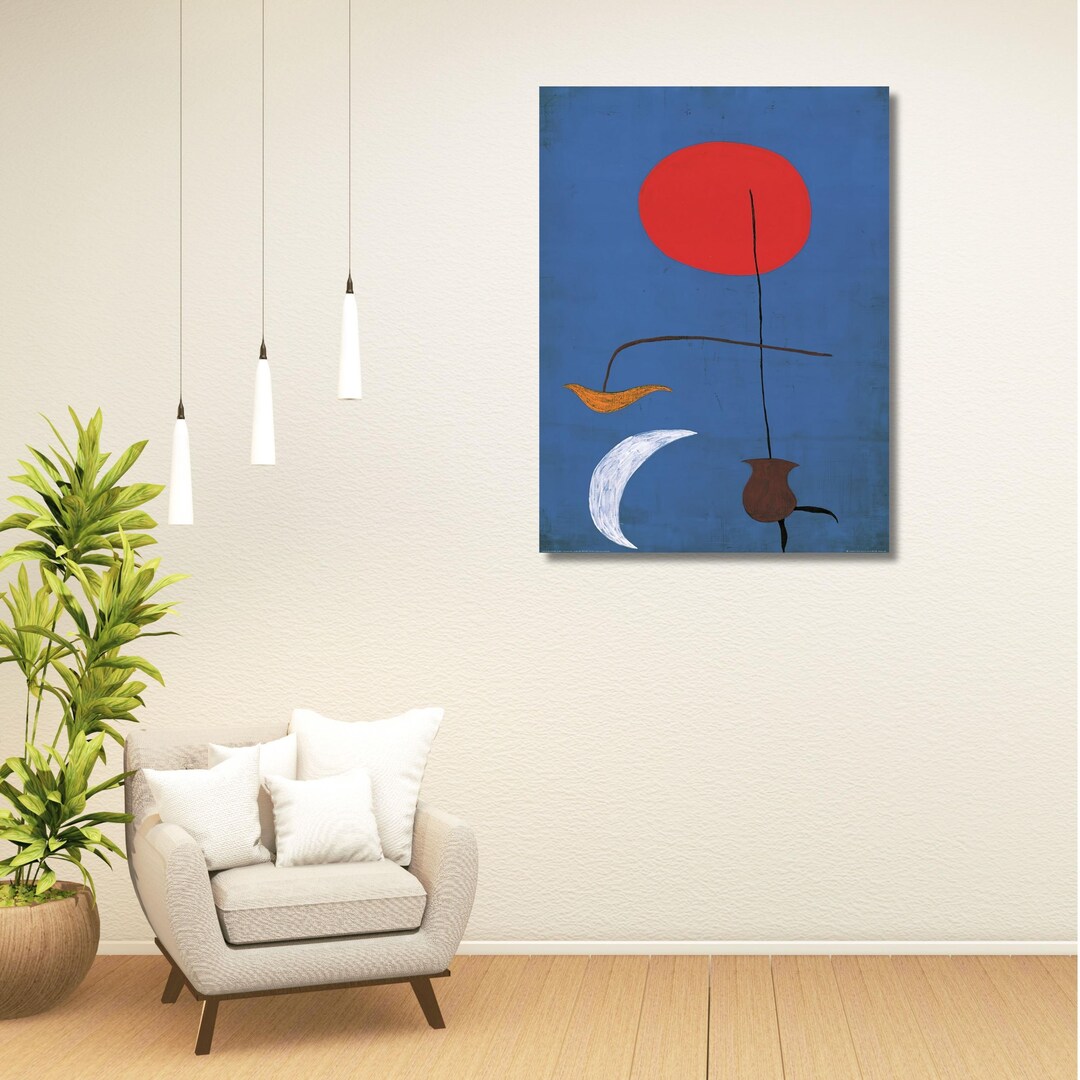 Joan Miro Dancer 1925 Surreal Painting Reproduction, Canvas Wall Art - Etsy