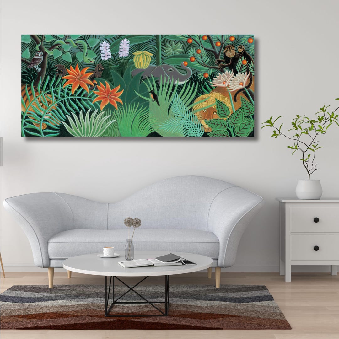 The Fantastic Jungles of Henri Rousseau Amanda Hall Hero Design Canvas ...