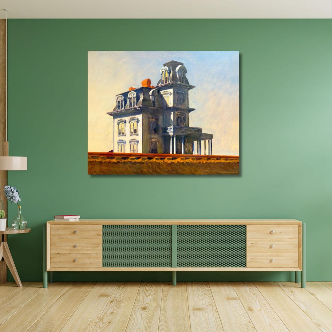 Edward Hopper House by the Railroad Canvas/poster Art Reproduction ...