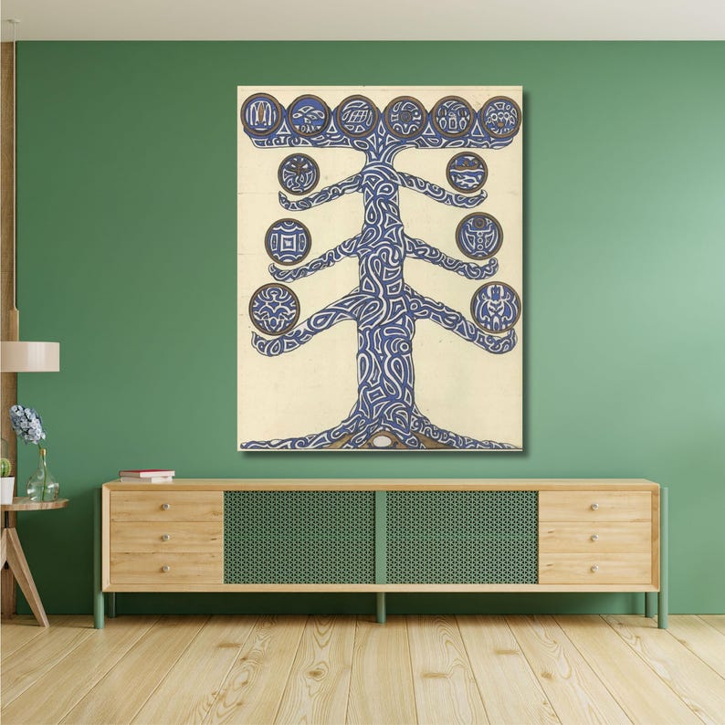 Red Book Wisdom Tree by Carl Jung Canvas Art,quality Print,fine Wall ...