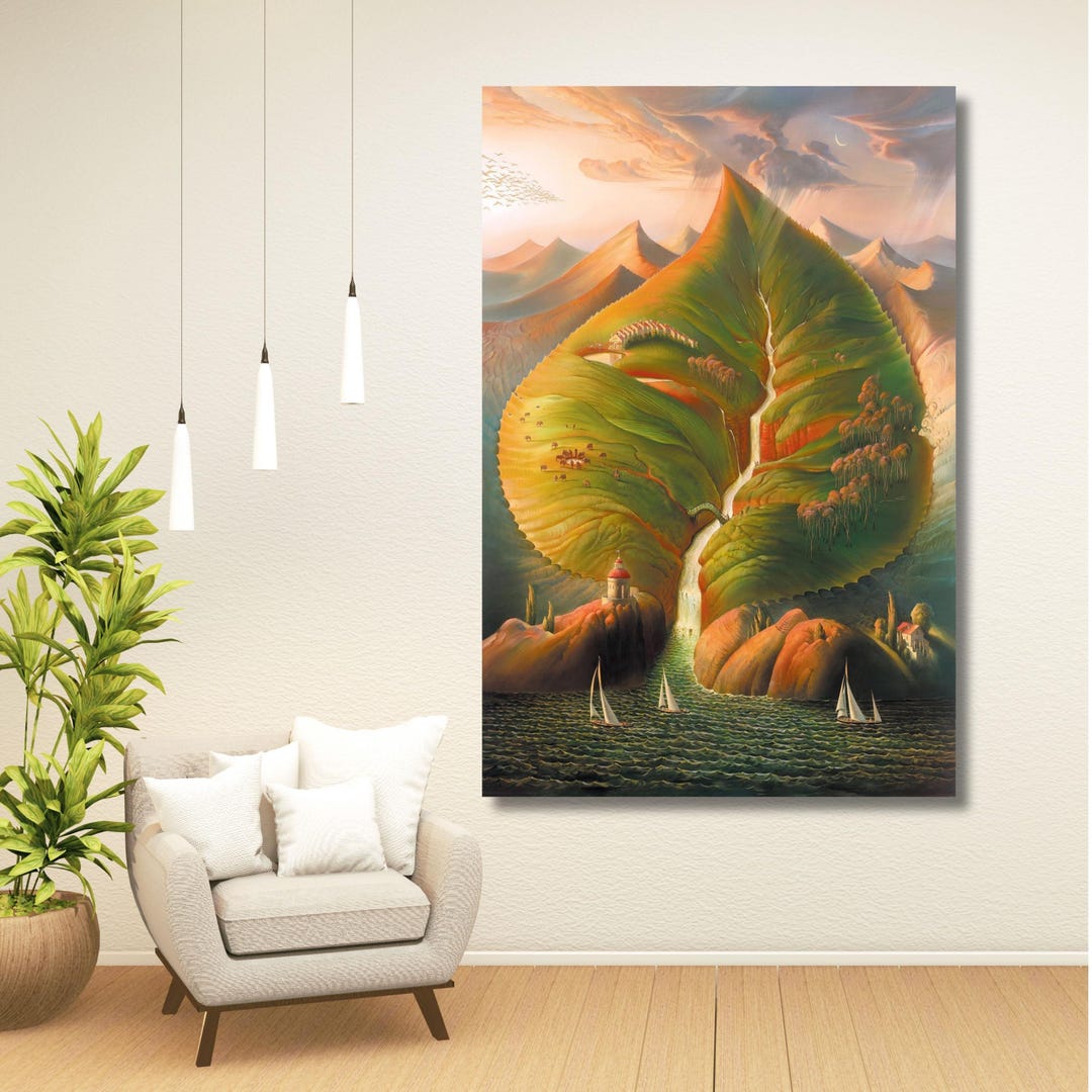 Vladimir Kush Ocean Sprouts,vladimir Kush Canvas Surreal Painting ...