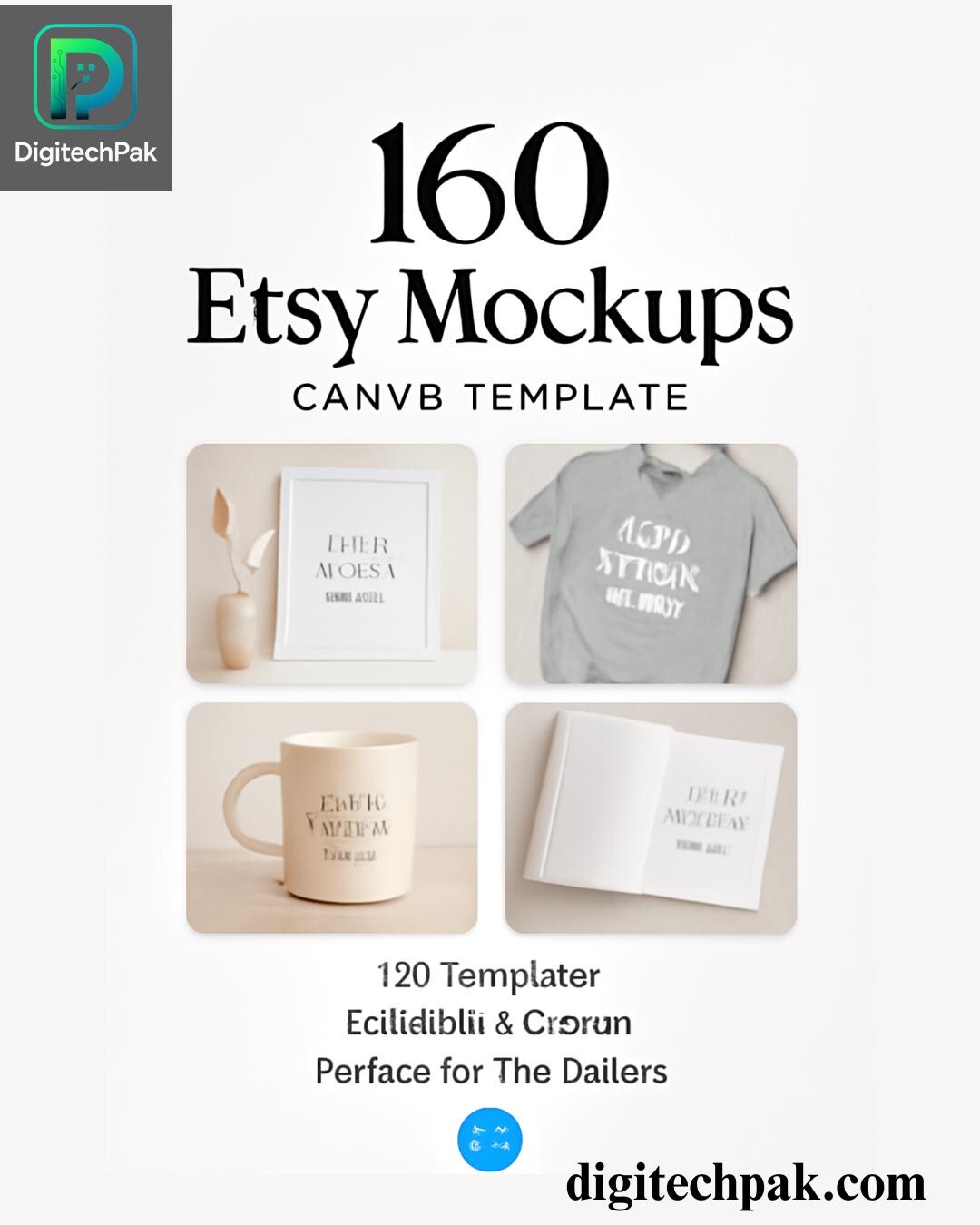 Editable Mockups Canva Templates - Etsy