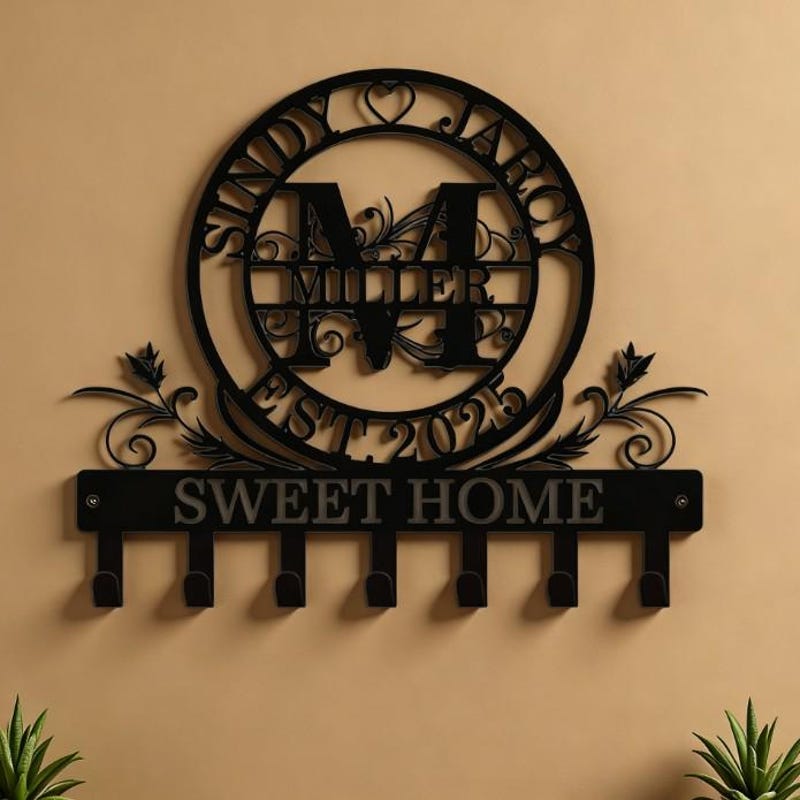 Key Hooks Steel Signs - Etsy