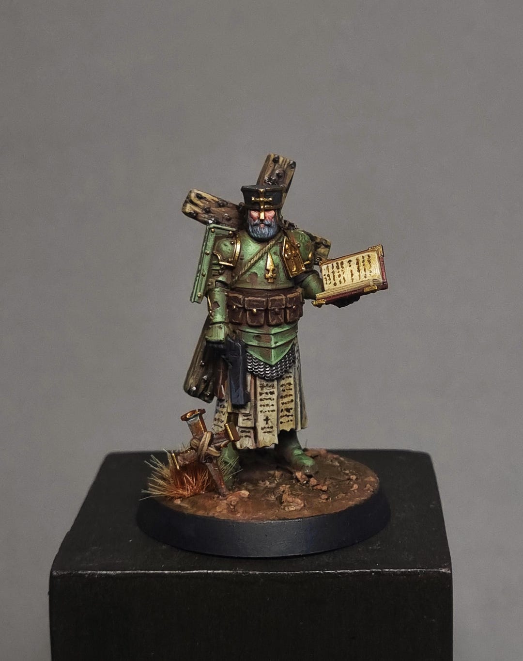 Painted Trench Crusade Trench Cleric New Antioch Grimdark Miniature. - Etsy