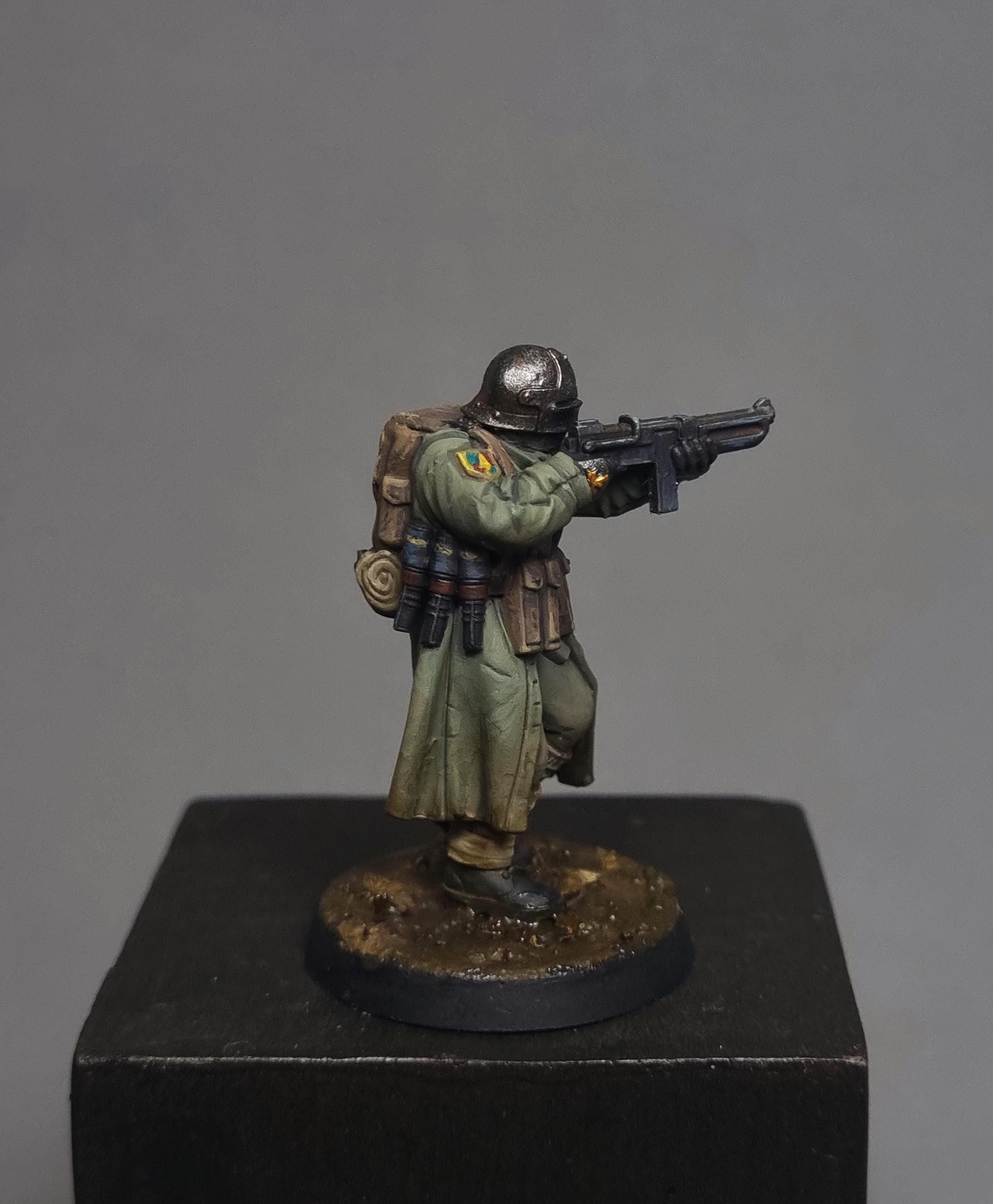 Painted Trench Crusade New Antioch Yeoman Grimdark Miniature. - Etsy