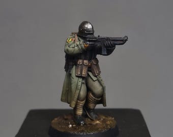 Painted Trench Crusade New Antioch Yeoman Grimdark Miniature. - Etsy