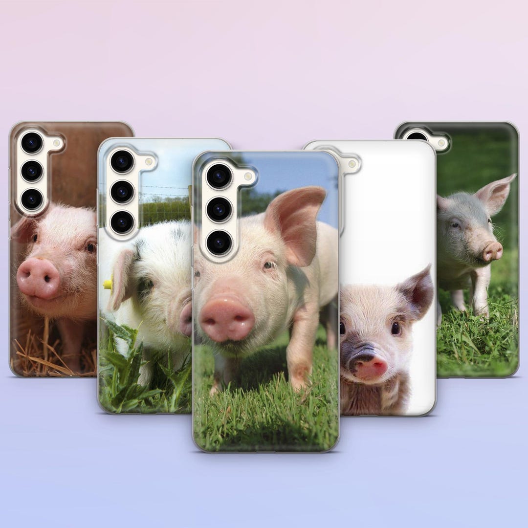 Piggy Phone Case Cute Cover for Samsung Galaxy S25 Ultra, S24 Plus, S23 ...