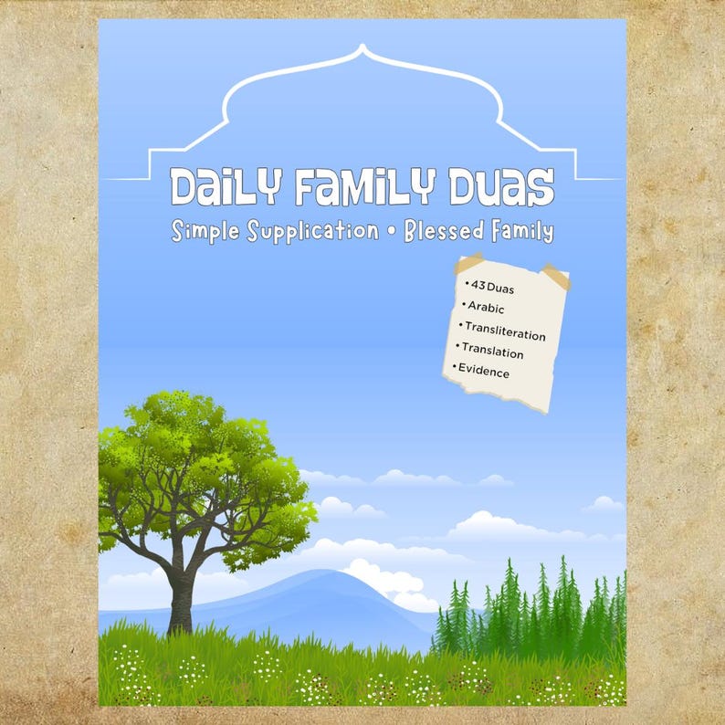 43 Daily Islamic Duas for Kids & Parents – Muslim Family Prayer Book – Digital PDF Download ...