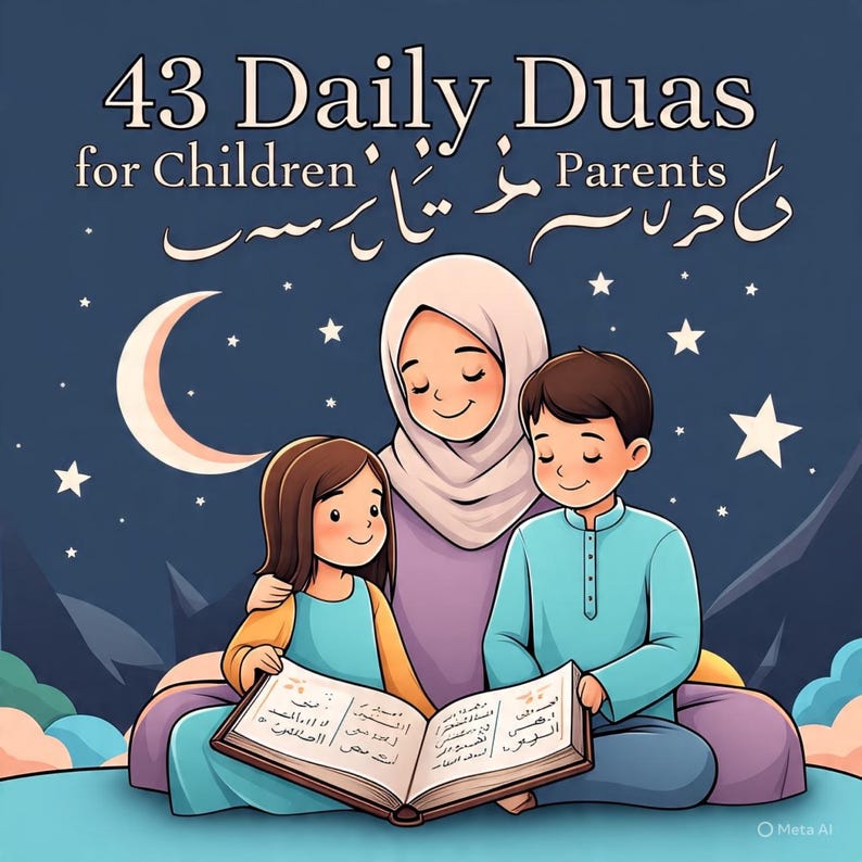 43 Daily Islamic Duas for Kids & Parents – Muslim Family Prayer Book – Digital PDF Download ...