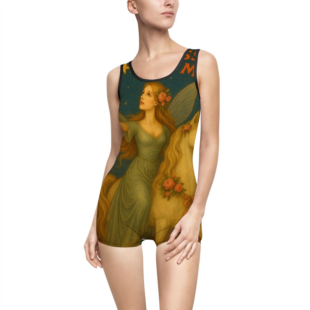 Vintage Swimsuit, Retro Swimwear, Mission to Mars Artwork, Women's ...