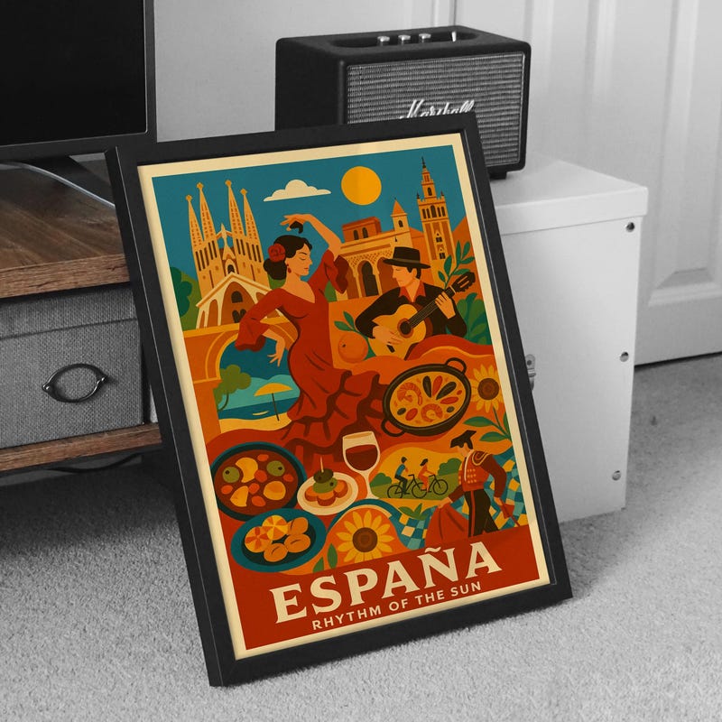 Spanish Dancing Posters - Etsy