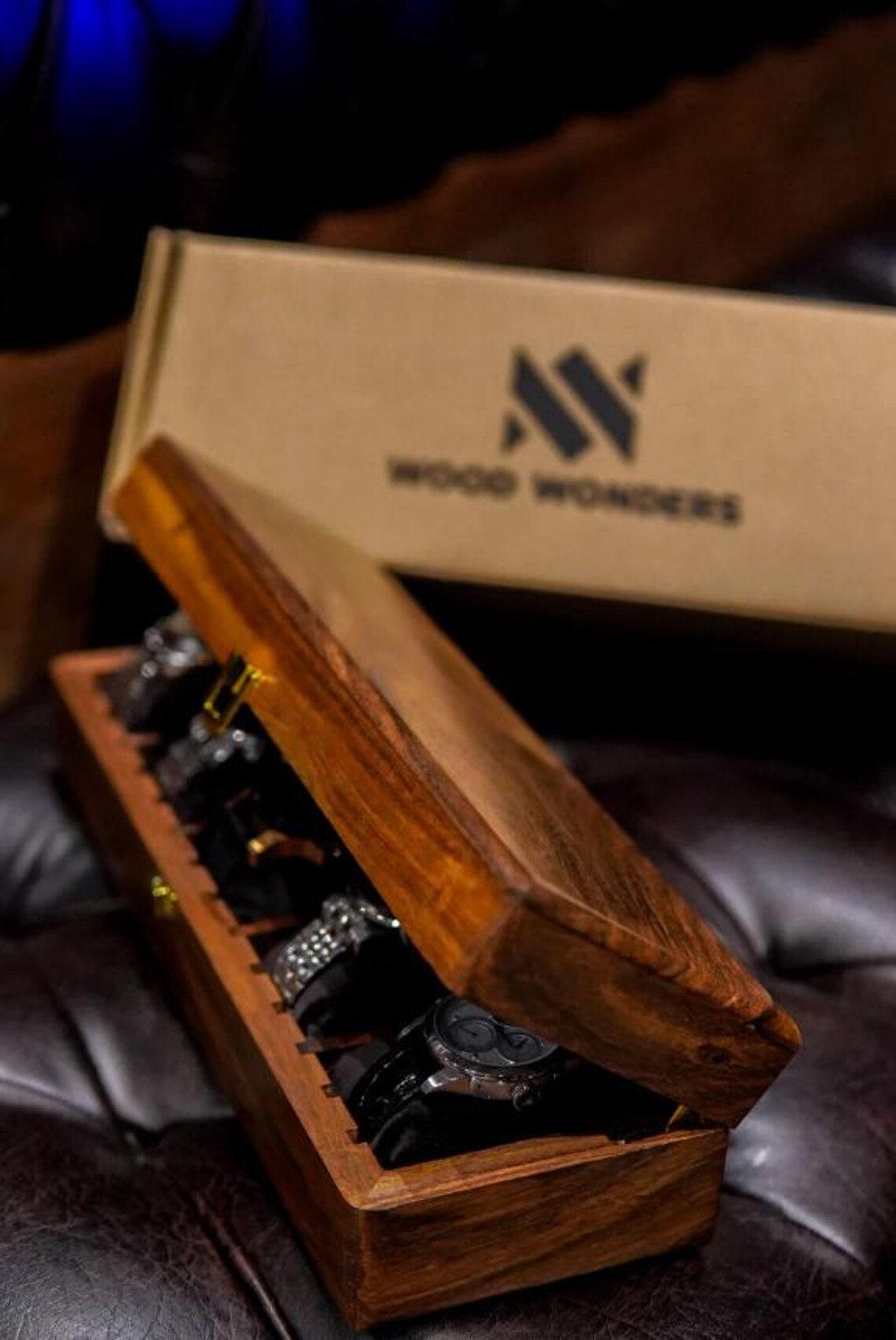 Watch Box for Men Handmade Wooden Luxury Box,wooden Watch Case, Watch ...
