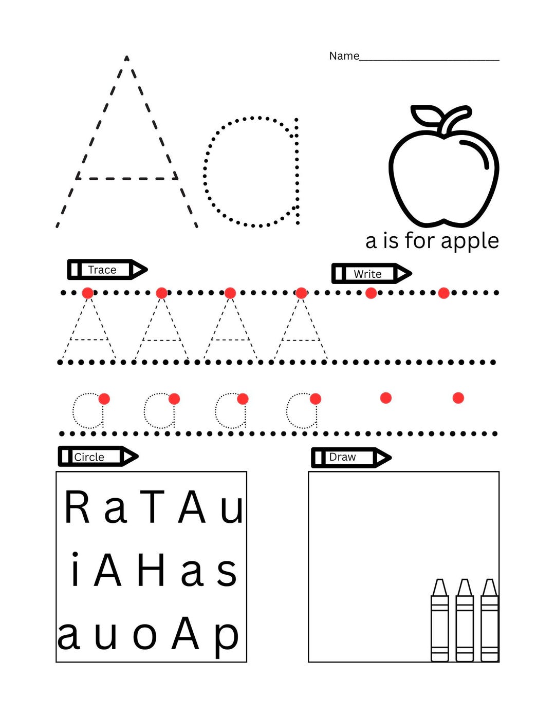 Alphabet Worksheets, Tracing, Coloring, Letters, Kindergarten ...