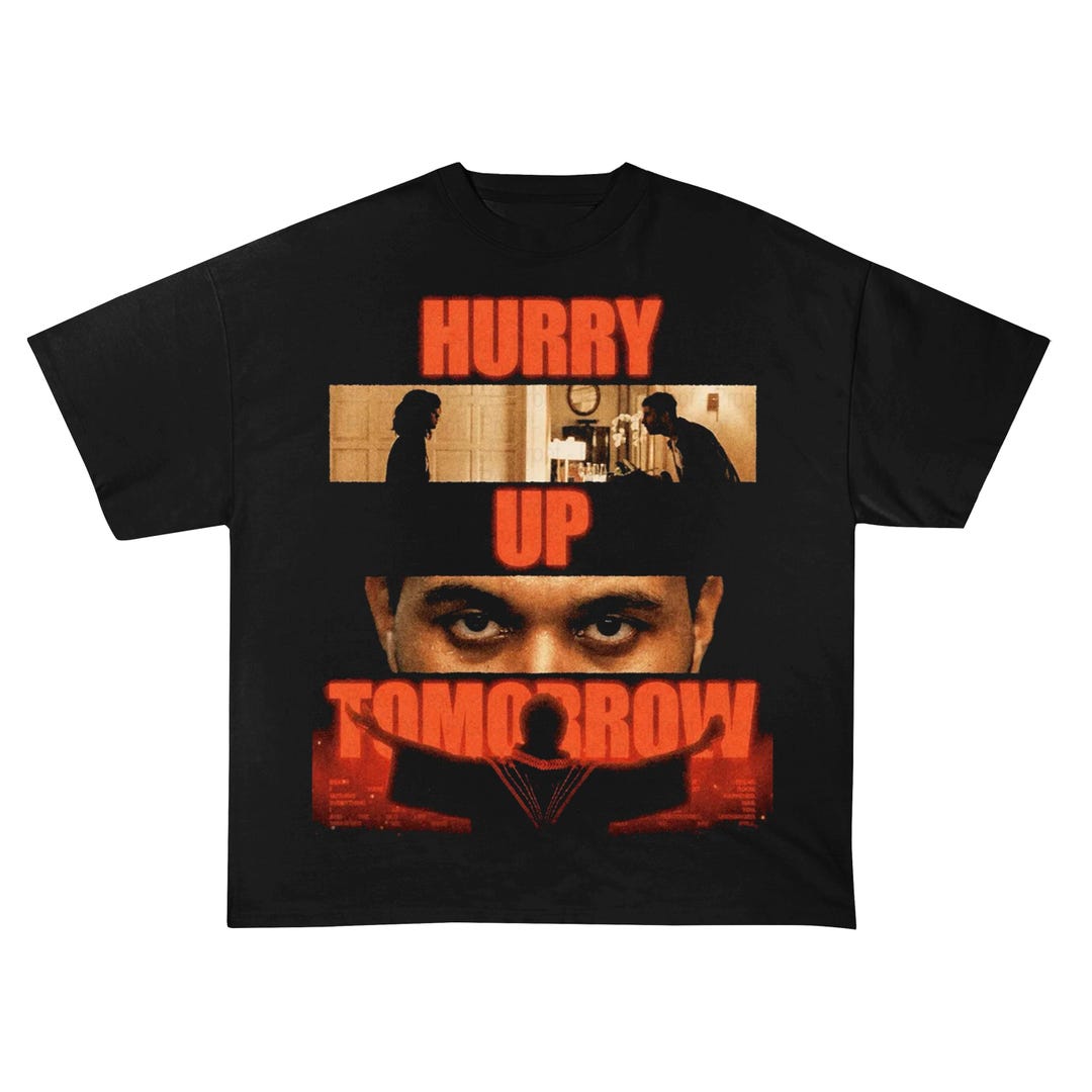 The Weeknd Hurry up Tomorrow Shirt, Retro Concert Fan Merch Tee - Etsy