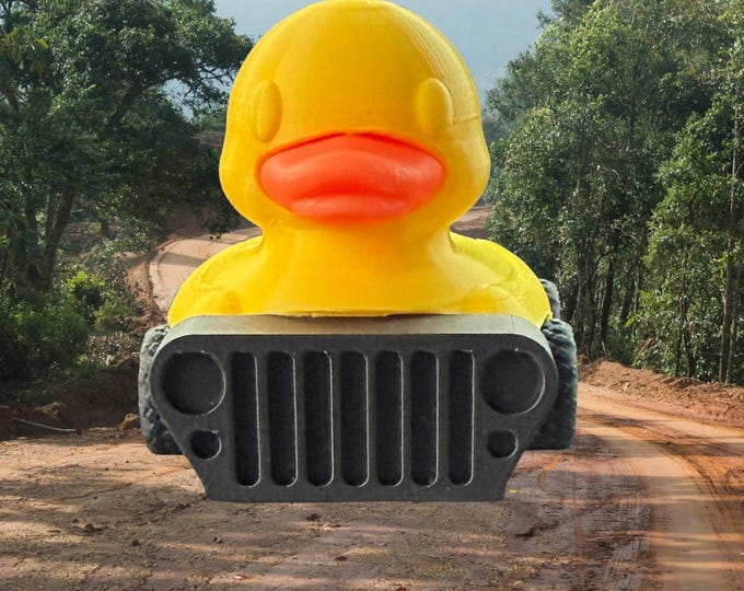 3D Duck Figure, Jeep Duck, Duck Duck Jeep Ducks, Plastic Duck Toy, Jeep Duck Bath Toy, Rubber ...