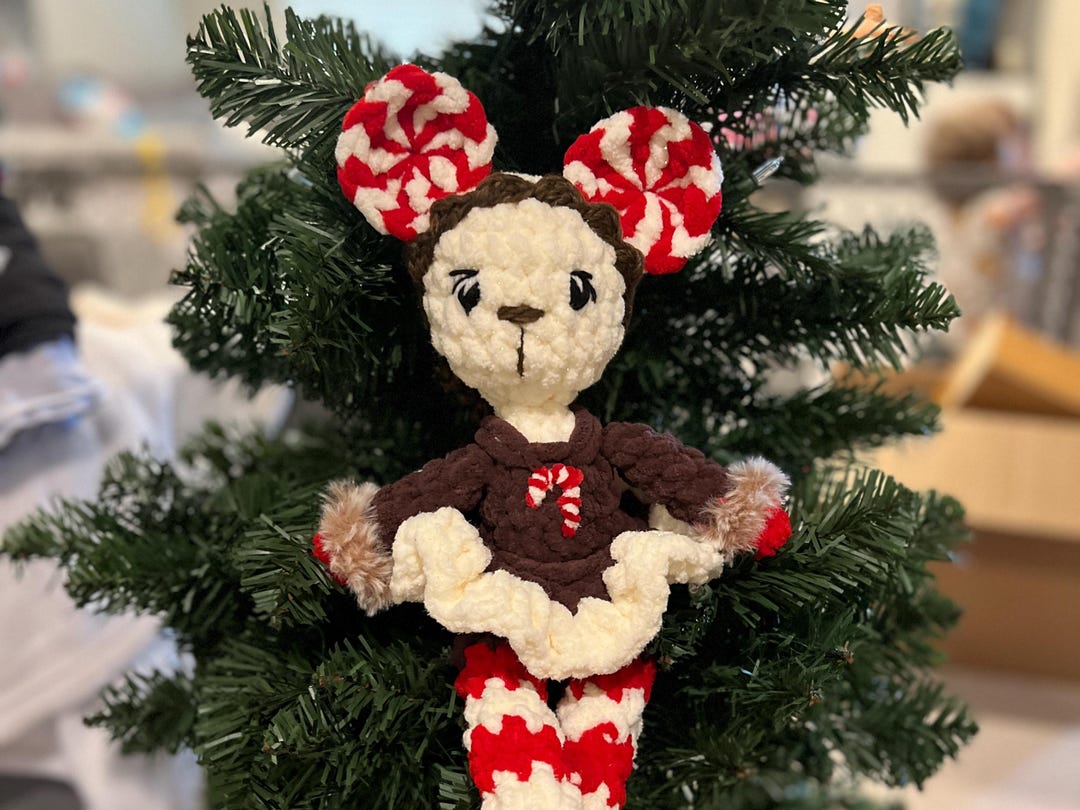 Crochet Brie Mouse | Crochet Mouse Stuffed Animal | Peppermint Mocha ...