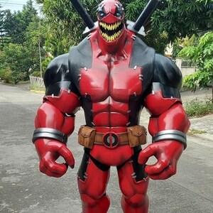 Venompool Cosplay Muscle Suit – Oversized Hybrid Venom X Deadpool ...