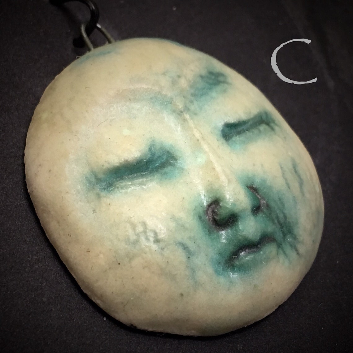 Face Pendants 32...porcelain Face Pendant Charms Jewelry | Etsy