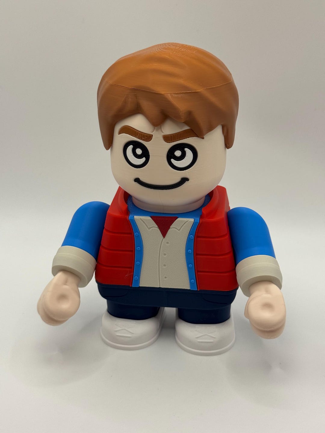 Marty Mcfly BTTF Chunkable Chunky Toy Figurine Build Kit Kiln - Etsy