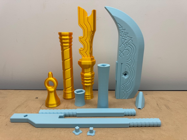 K-pop Demon Hunters Mira's Glaive Kids Toy Prop Build Loot Lab Cosplay ...