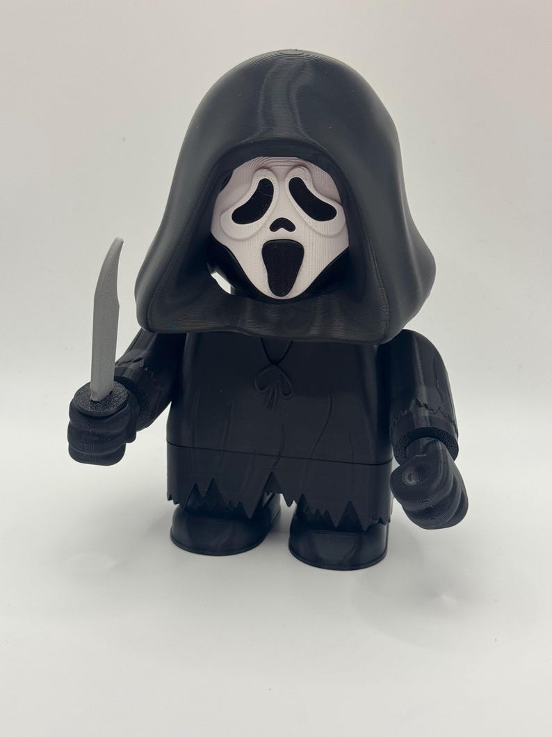 Ghostface Scream Chunkable Chunky Toy Figurine Build Kit Kiln Halloween ...