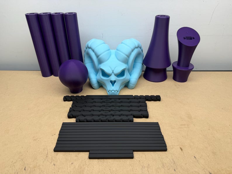 Skeletor Havoc Staff Toy Figurine Build Kit Kiln Cosplay - Etsy 日本