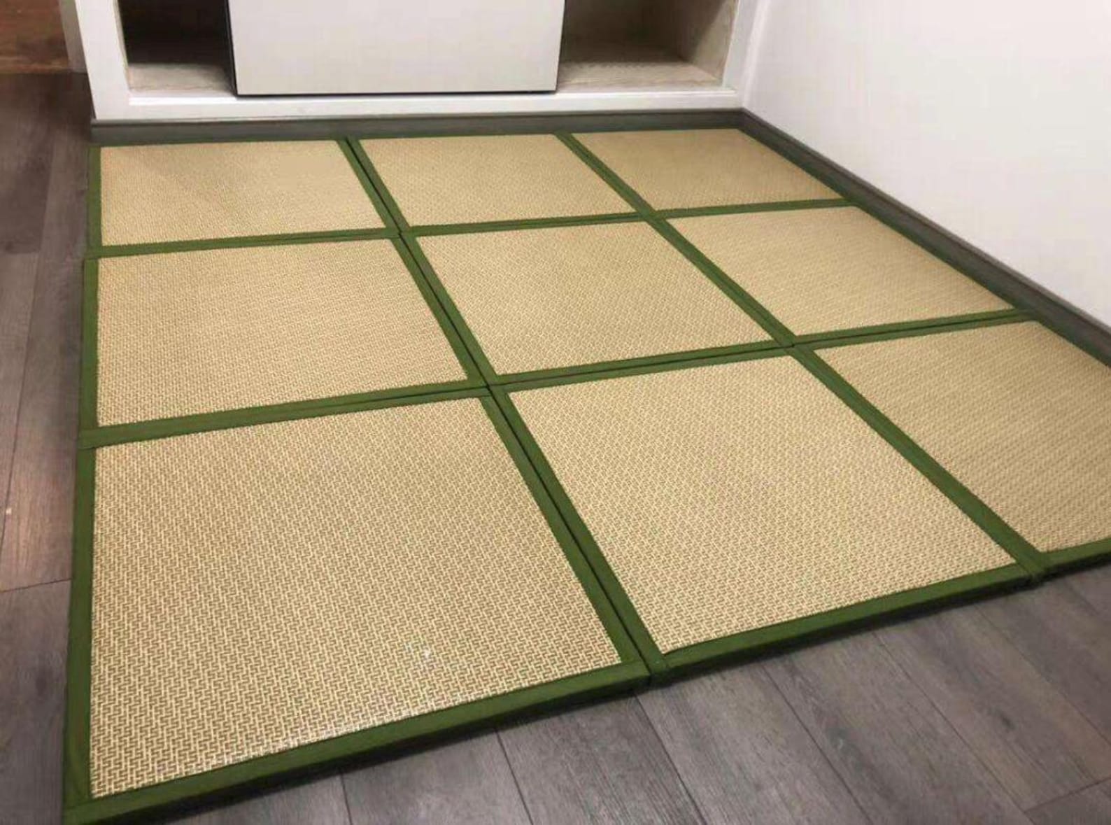 Japanese Tatami Floor Mat – Foldable Square Panels – Minimalist ...