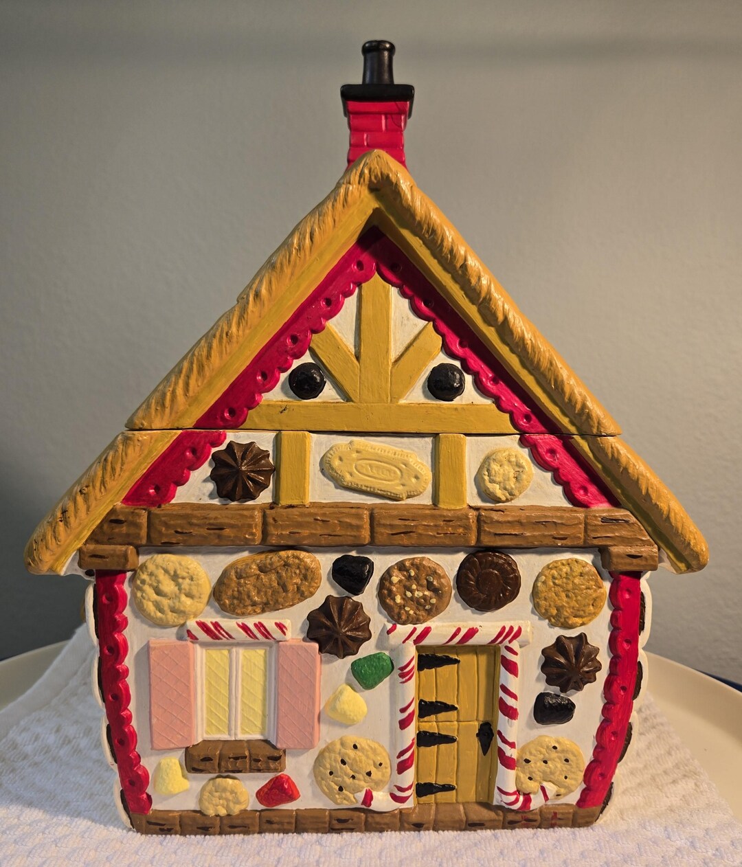 Duncan Gingerbread House Cookie Jar - 1977 - Etsy
