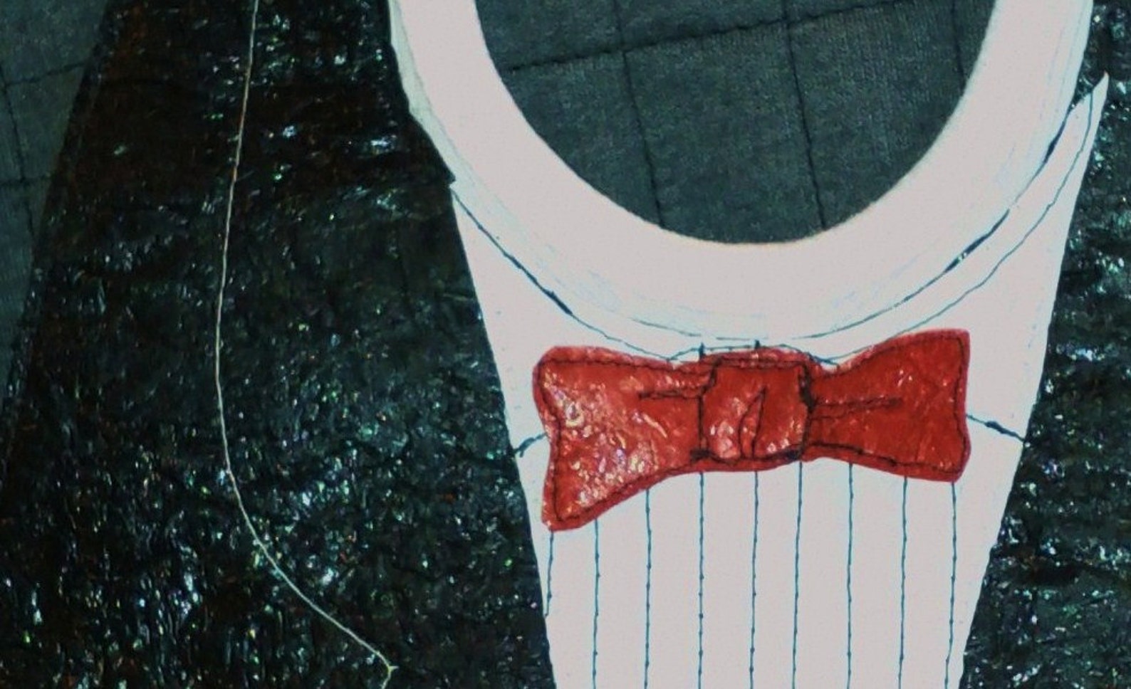 Fused Plastic Tuxedo Bib - Etsy