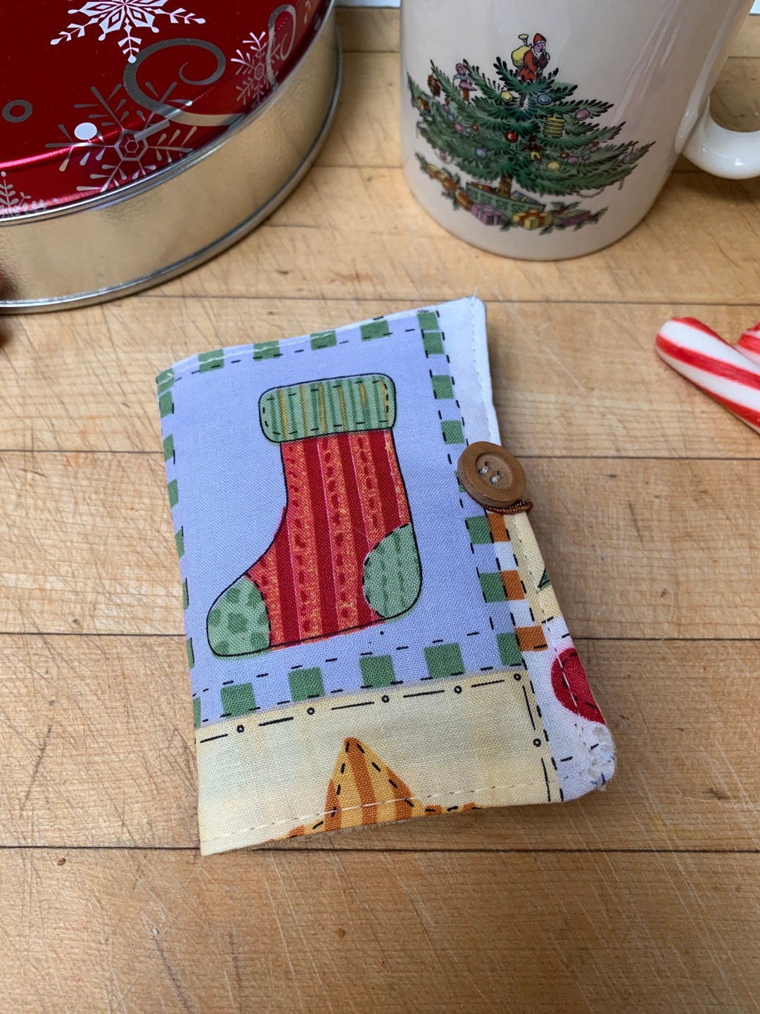 Country Christmas Tea Wallet Trees Stockings Mittens Stars - Etsy