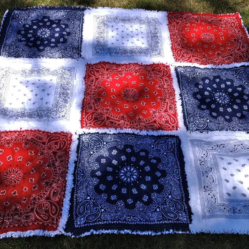 Bandana Quilt - Etsy