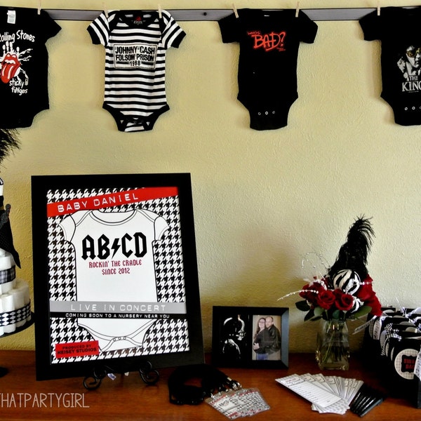 Rockstar Printable Party Decorations - Etsy