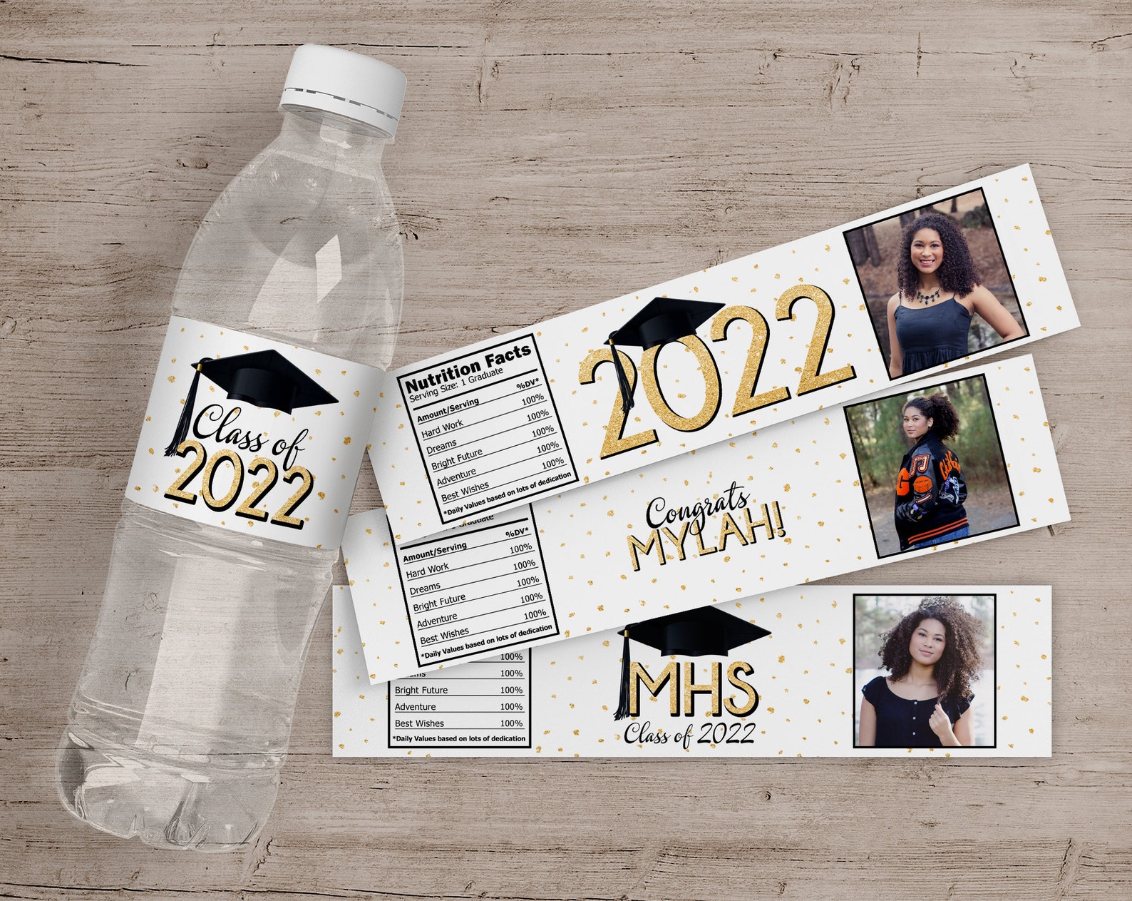 Graduation Party Water Bottle Labels Graduation Party - Etsy