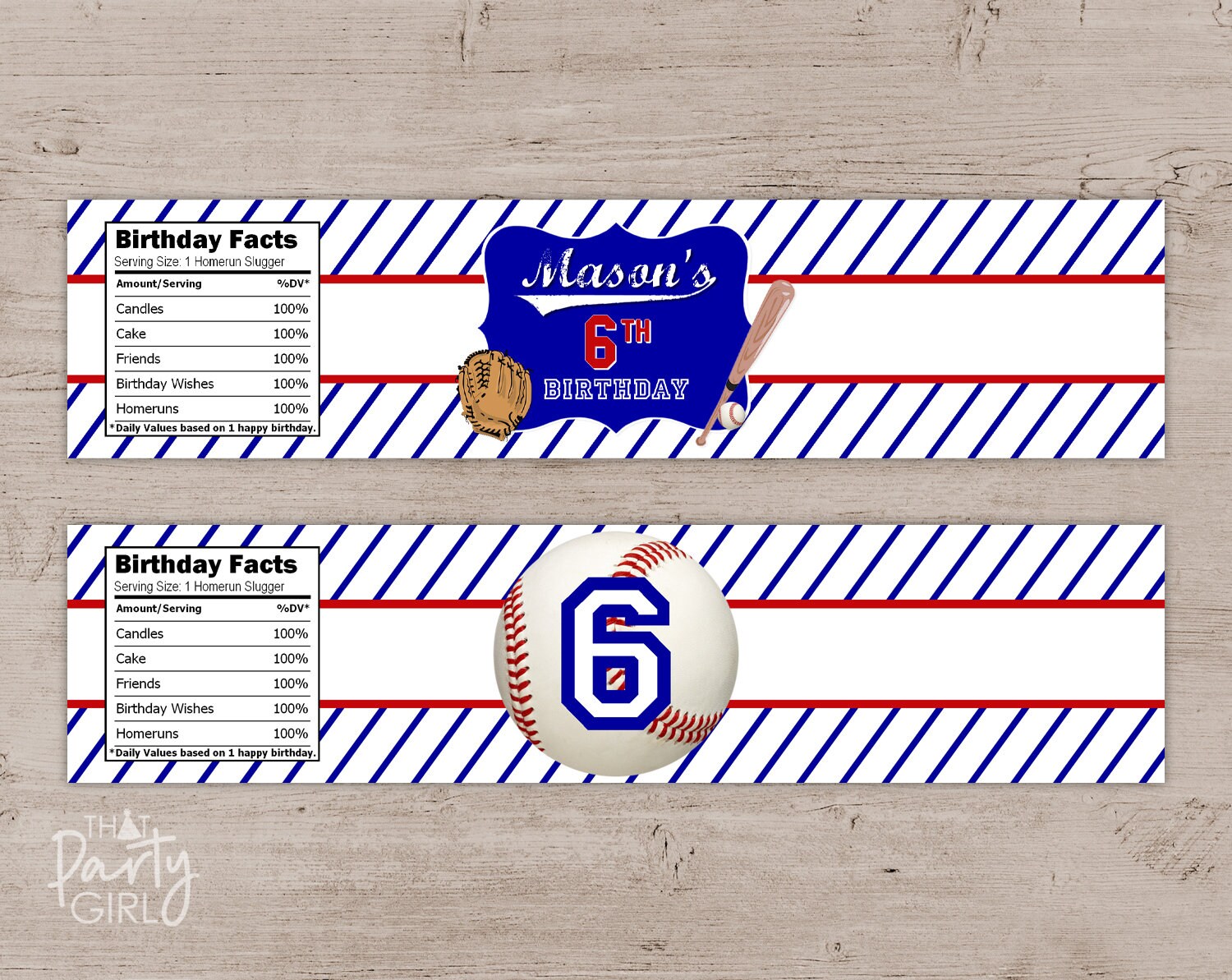 DIY Baseball Birthday Party VIP Pass Style Invitations | Etsy