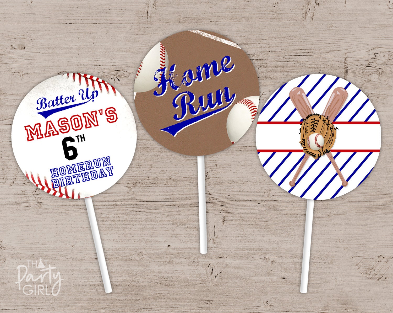 DIY Baseball Birthday Party VIP Pass Style Invitations | Etsy