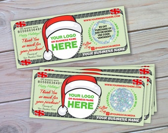 Scratch off Cards Christmas - Etsy