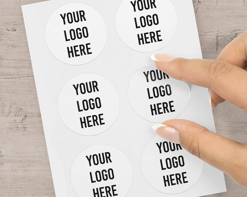 Custom Logo Stickers Small Business Stickers Logo Label | Etsy