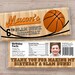 Basketball Birthday Party Candy Bar Wrappers Favors, Basketball Baby ...