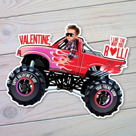 Monster Truck Valentine Clip Art